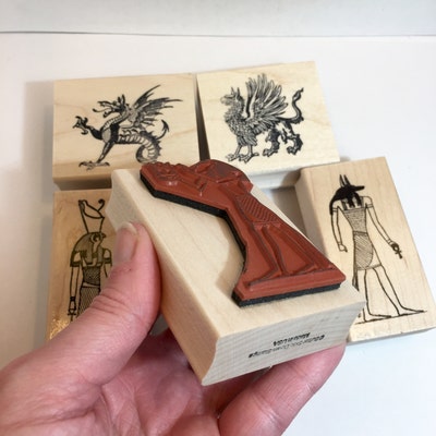 Thoth Ancient Egypt God Rubber Stamp - Etsy