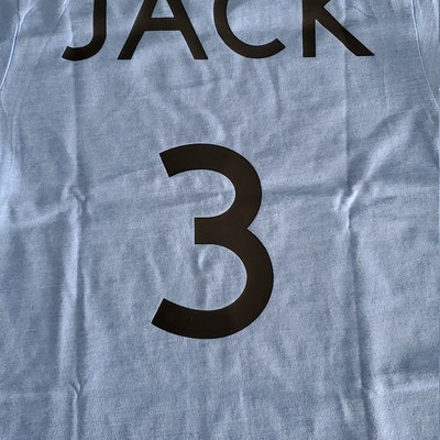 Add-on Name & Number Backside Add on Put Your Name and Number on Back ...