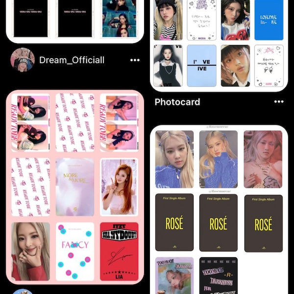 Seventeen " Heaven " All Member Photocards (PC) Template - Digital ...