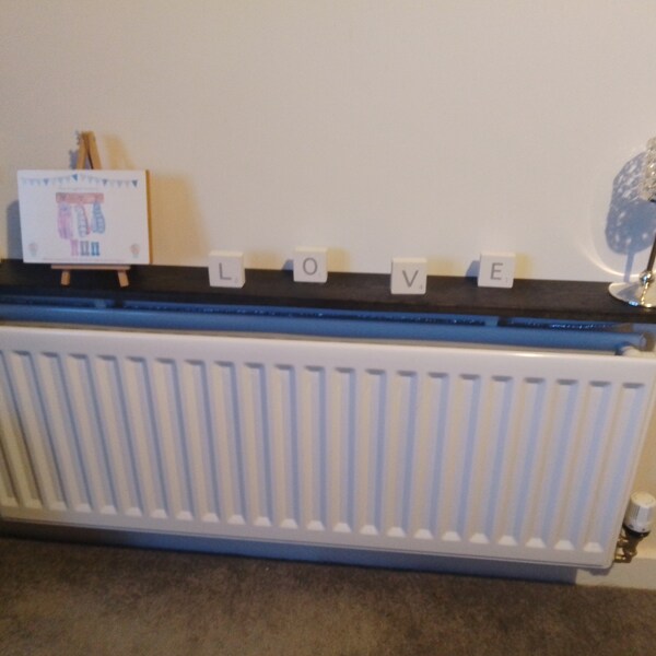 Handmade Radiator Shelf, Made From Solid Wood, Rustic Style ...