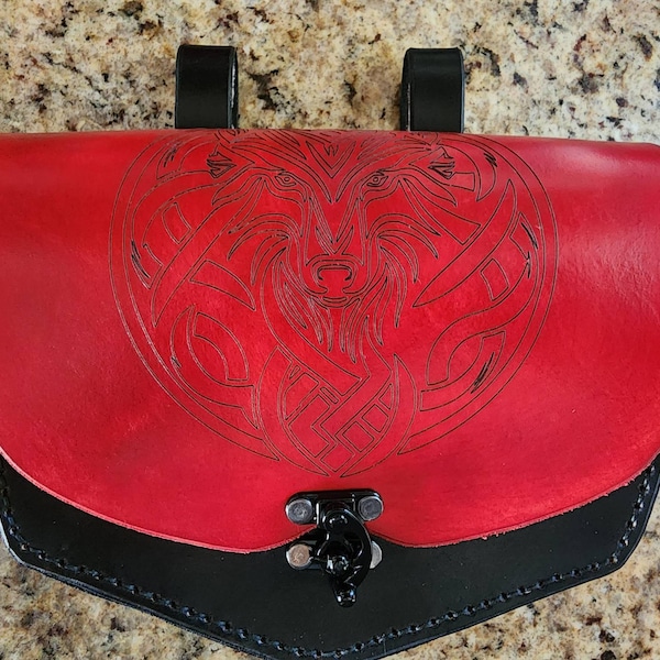 Medieval Belt Bag Leather Pattern PDF - Waist Bag Digital Template - Etsy