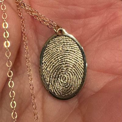 Wrap Around Fingerprint Ring Memorial Gifts / Keepsake / Memorial ...