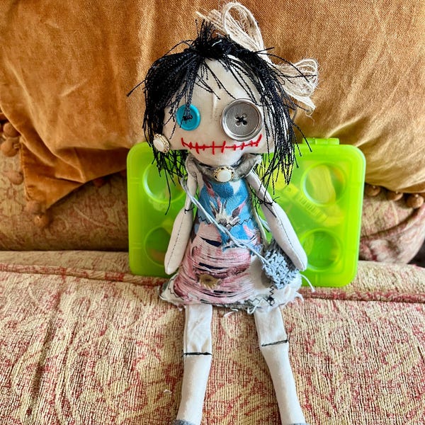 Junky Grungy Grammy Doll PDF Sewing Pattern: 12" DIY Doll With Clothes ...
