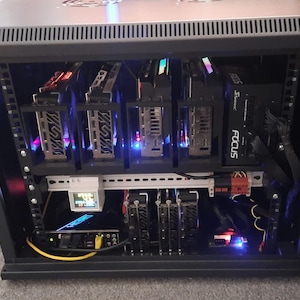 Dual Motherboard Stand for CPU Mining Lite & Full Versions 12x Screws ...