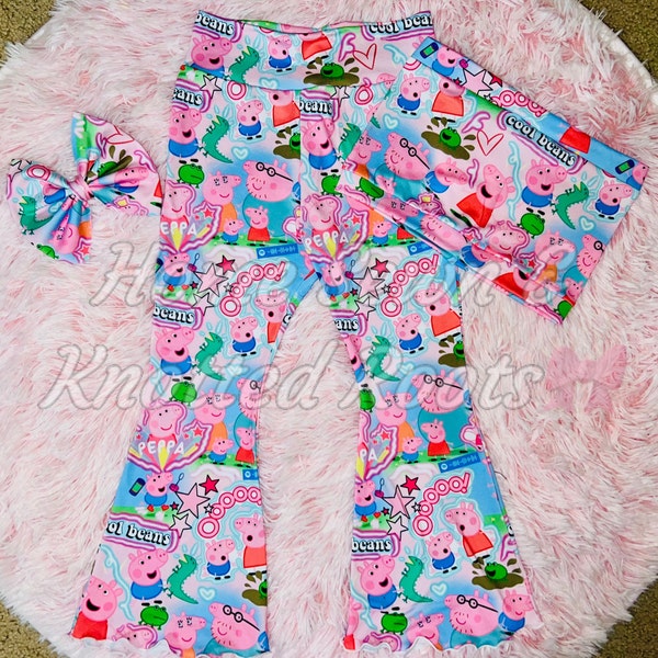 Baby Bell Bottoms Pattern, Baby Bell Bottom Pants, Baby Flare Pants ...