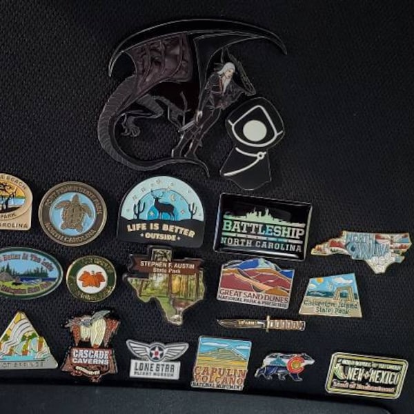 STARSET - ECHO UNIT 2.0 - Glow in the Dark Enamel Pin - Etsy