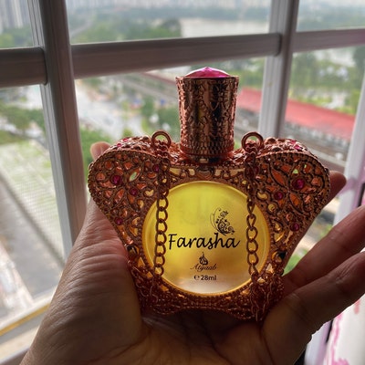 Rasha Gold Arabian Perfume Oil Sweet-floral Woody Scent by Khadlaj ...