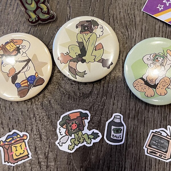 Pins / Buttons - Wave 1 [DIALTOWN] - Etsy