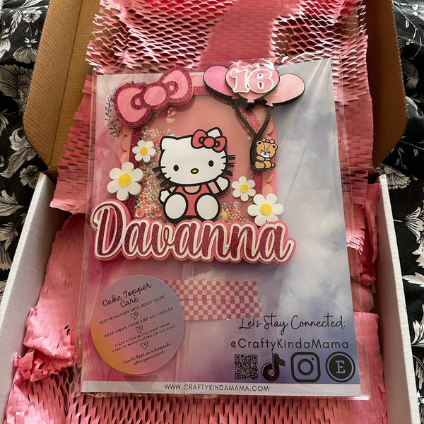 Mercat Gabby Cat Playhouse Inspired Custom Cake Topper - Etsy