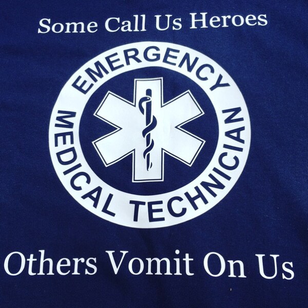 EMS Star of Life - Round EMT Logo - Emergency Medical Technician ...