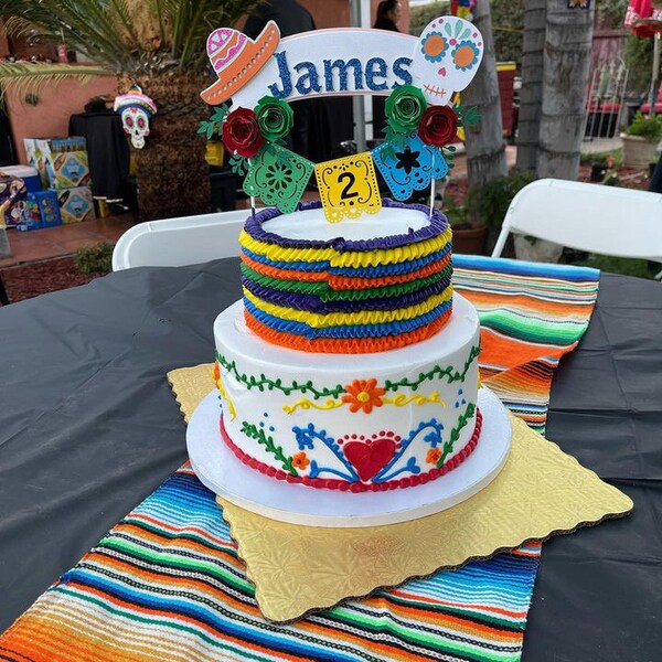 Fiesta Cake Topper,custom Cinco De Mayo Party Decor - Etsy