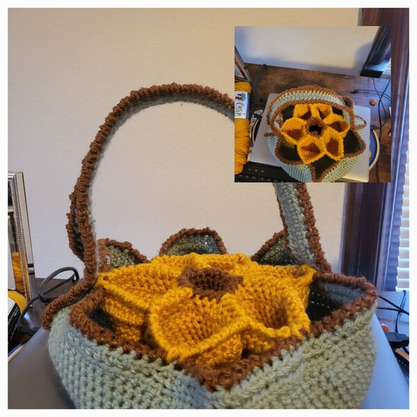 Crochet PDF Pattern 7-egg Mini Collecting Basket - Etsy