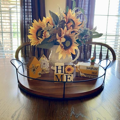 Dog Themed Mini Wood Book Stack/live Live Bark/ Tier Tray Decor/ Home ...