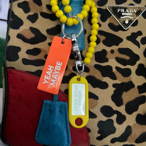 Yeah Maybe Keyring, Hotel, Motel Keychain, Surf, Surfing, Vintage ...