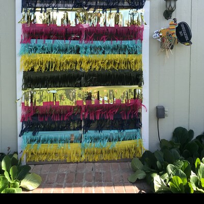 Mod Fiesta DIY Fringe Backdrop Multi-color Paper Photo, Banner, Cinco ...