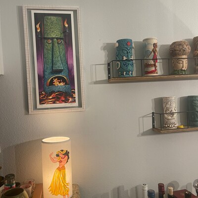 Pin-up Girl Table Lamp Ready for the Slopes. SG5 - Etsy