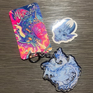 Clearsight and Listener Wings of Fire WOF Acrylic Charm - Etsy Australia