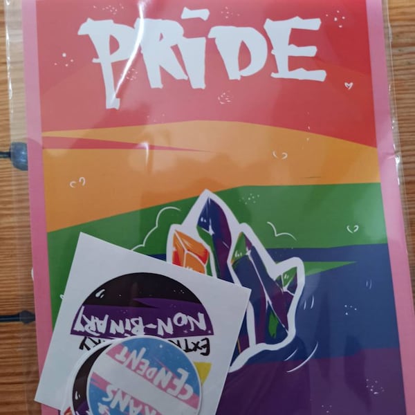 LGBTQ PRIDE PUNS Stickers [vinyl + Glossy Paper] | Asexual Aromantic ...