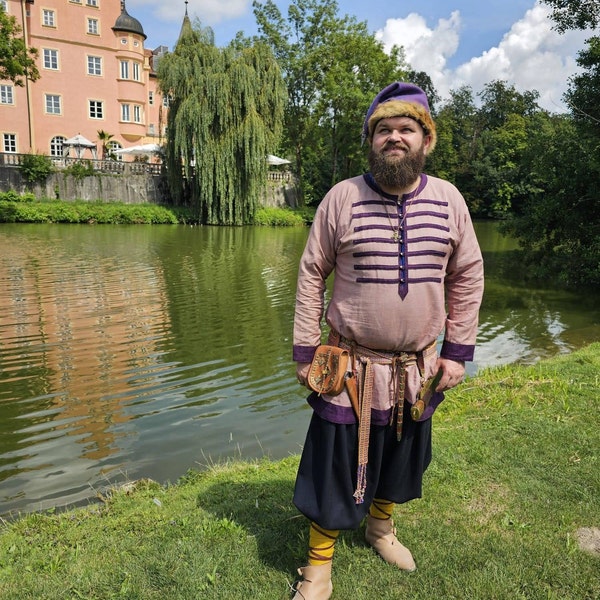 Early Medieval Scandinavian Viking Hedeby Wool Tunic for Viking Man and ...