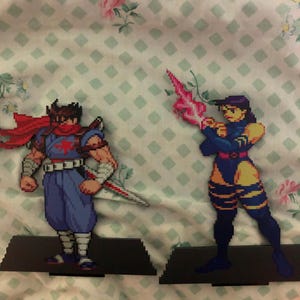 The Simpsons Arcade Sprites Video Game Inspired - Etsy