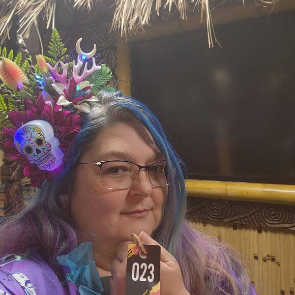 Tiki Swizzle Stick Hala Kahiki Mini Half Crown Sloth Love Punk Dapper ...