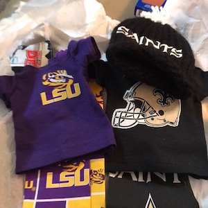 Louisiana State,lsu TIGERS 18 Inch Doll Clothes ,handmade ,fits All 18 ...