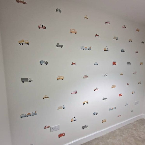 Transportation Vehicles Removable Wall Decals / Car Decal / Vehicle ...