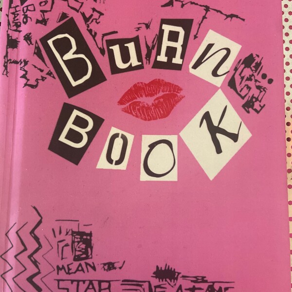 Burn Book Hardcover Journal - Etsy