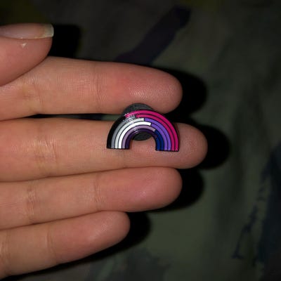 Aroace Rainbow Pin Aro Pride Accessory Badge Aromantic Acearo ...
