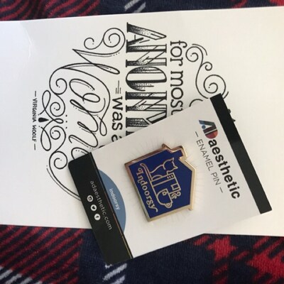 Introvert Award Enamel Lapel Pin - Etsy