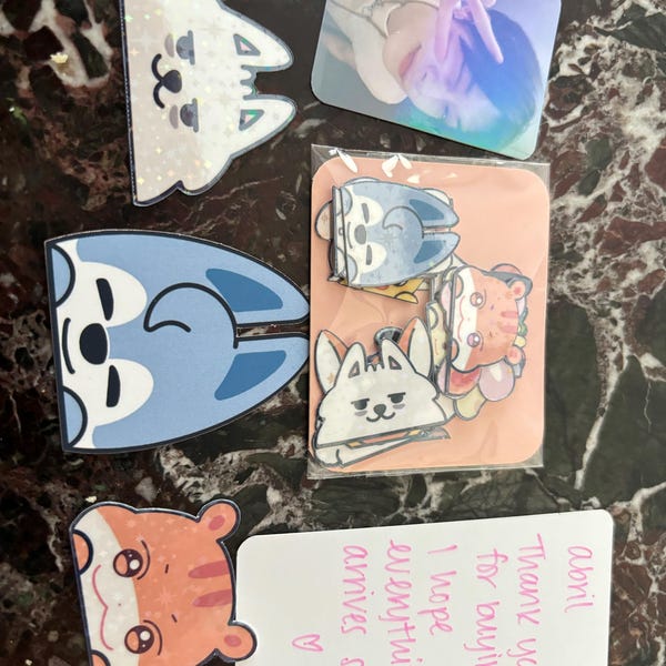 Aniteez Peeker Stickers Kpop Stickers Kpop Inspired Stickers ...