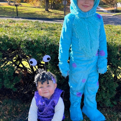 Boo Monster Headband Boo Purple Outfit Boo Toddler Child - Etsy