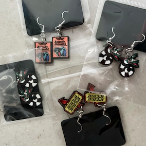 Terrifying Clown Large Earrings With Stainless Stud Posts, French Hooks ...