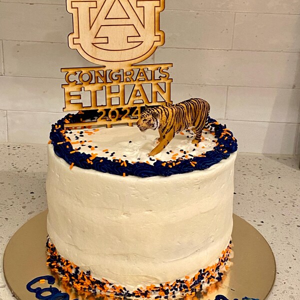 Personalized Cake Topper, Graduation Gift, Any College, Any University ...