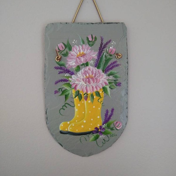 Fall Welcome Slate 14 High X 8 Wide - Etsy