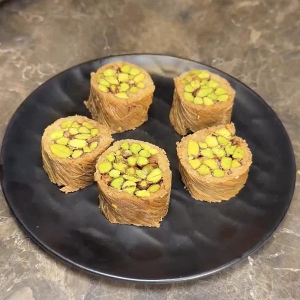 Turkish Ottoman Palace Dessert, Pistachio Baklava Gift Box, Daily and ...