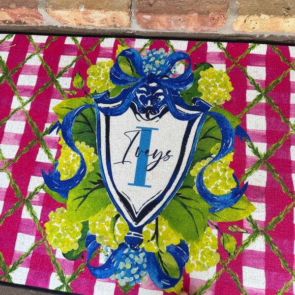 Personalized Flag, Monogram Garden Flags, Custom House Flag, Modern ...