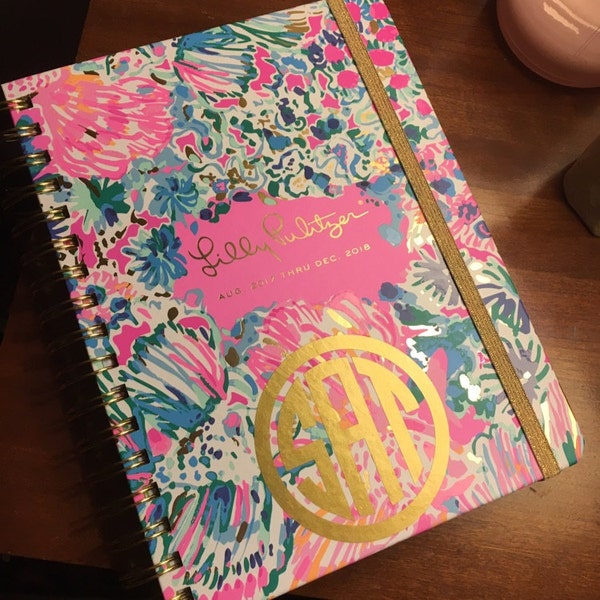 Computer Monogram Decal, Initials Sticker for Work Laptop Keyboard ...