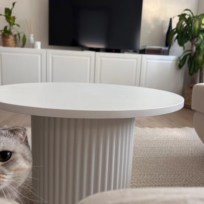 Coffee Table Funky Table Fluted Legs Table Cloud Shaped Table Colorful ...