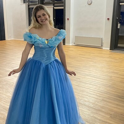 Handmade Cinderella Dress, New Cinderella Movie Dress, Cinderella ...