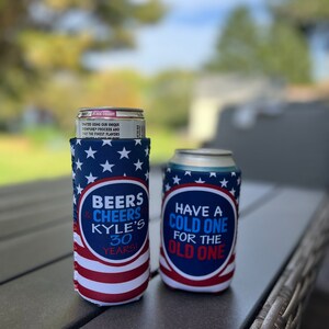 Beers and Cheers Party Huggers. 21 30 40 50 Beer Birthday Favors ...