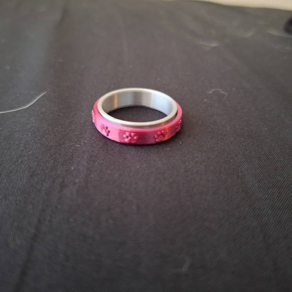 Custom Fidget Ring Spinner Rings Custom Pattern, Color, Stim Ring ...