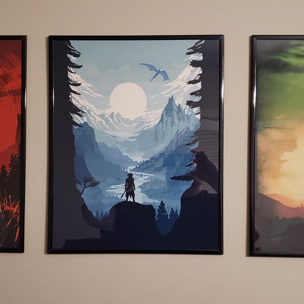 Warframe Wall Art Inspired Poster, Tenno Wall Art, - Etsy