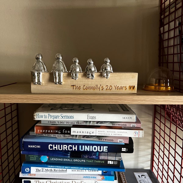 20 Years We Made a Family Sculpture Figurines - 20th Anniversary ...