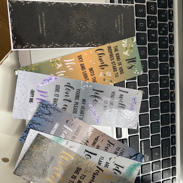 Shatter Me Series Bookmarks - Shatter Me | Ignite Me | Tahereh Mafi ...