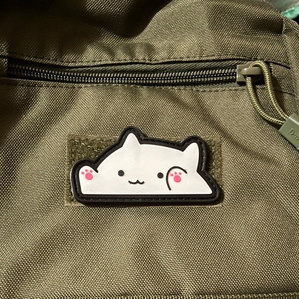 Cute Cat Meme Funny PVC Morale Patch - Etsy