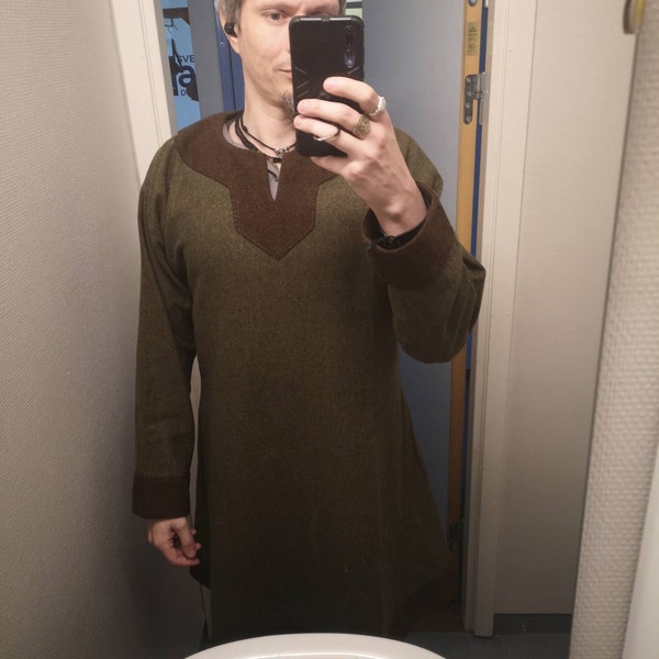 Early Medieval Scandinavian Viking Hedeby Wool Tunic for Viking Man and ...