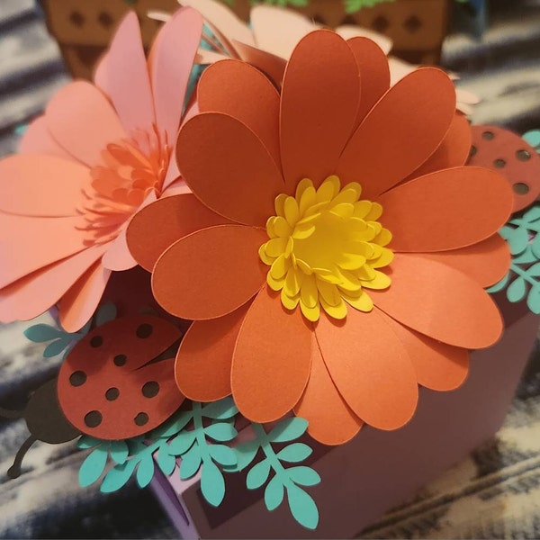 Buttercup Paper Flower Template SVG Cut Files and PDF Printable Pattern ...