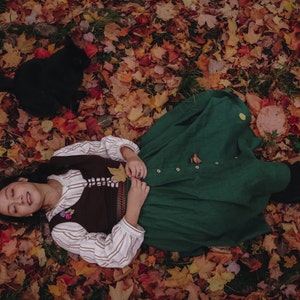 Black Apron Dress Linen Pinafore Flower Girl Dress Linen - Etsy