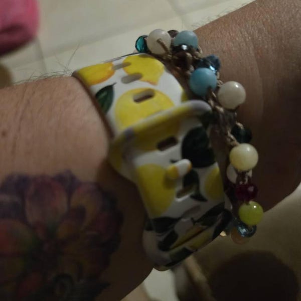 Lemon Watch Band Lemonade Watch Band Citrus Watch Band Summer Watch ...